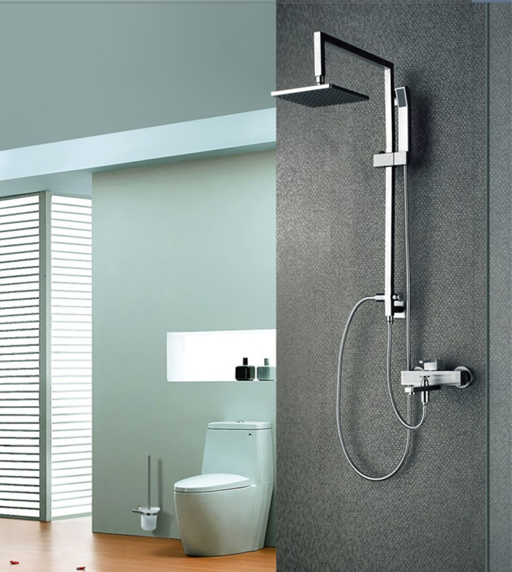 Stainless Steel Bathroom Rainfall Hand Shower Set with Watermark ...